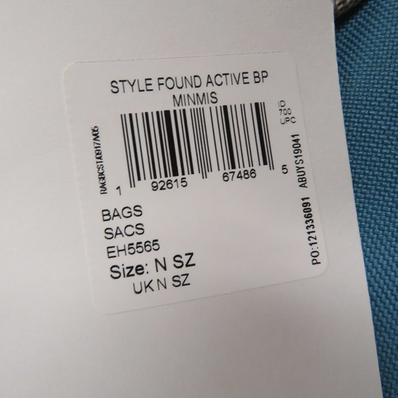 Reebok | Bags | Reebok Style Active Foundation Backpack Blue New | Poshmark